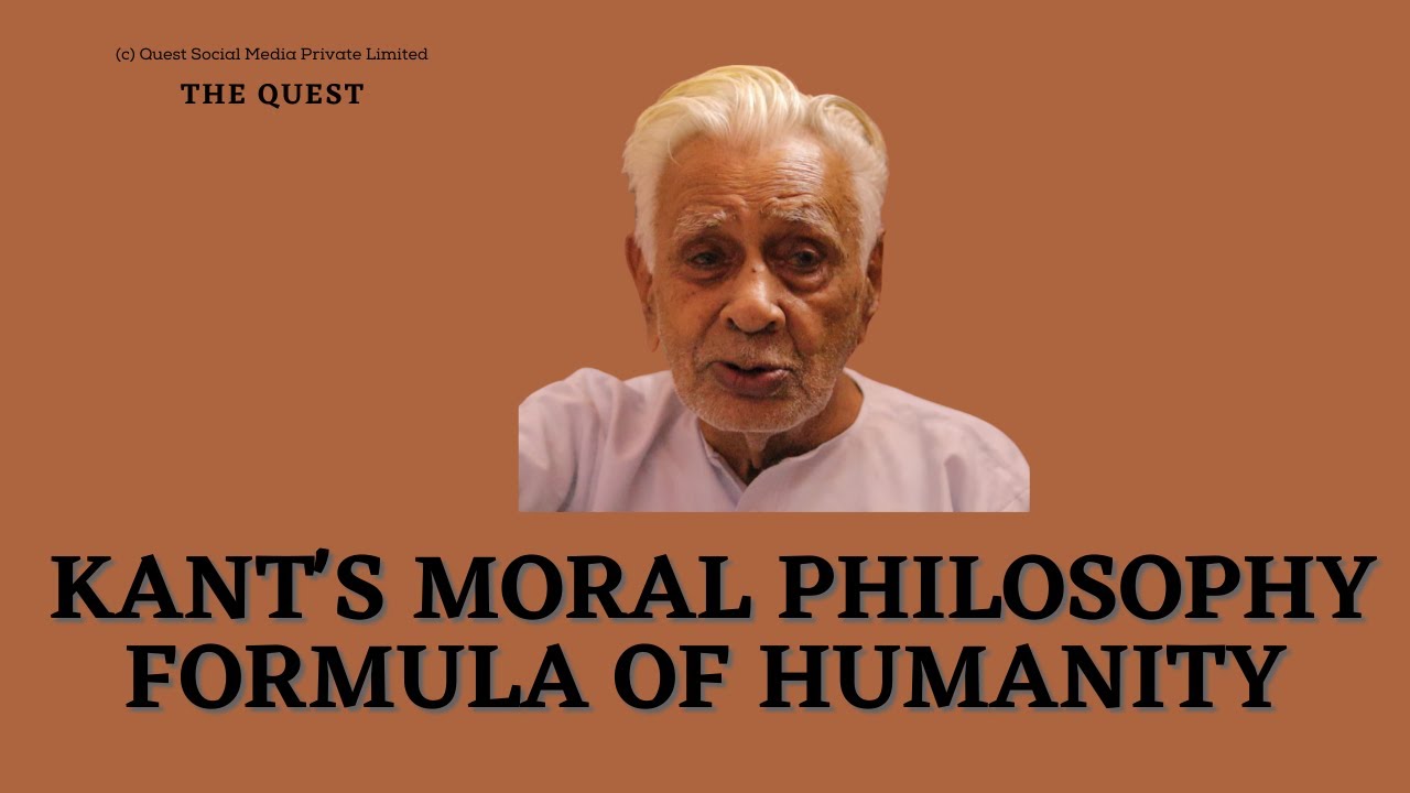 Kant's Moral Philosophy _ Formula of Humanity | Dr HS Sinha - YouTube