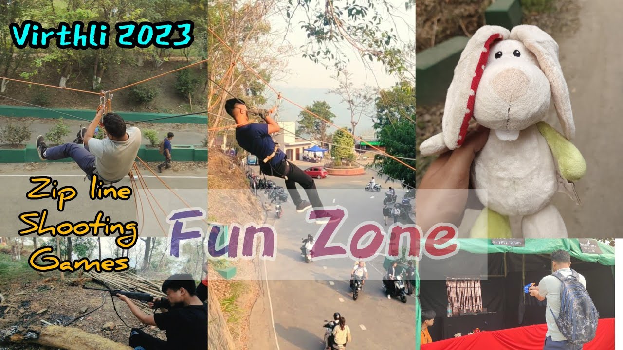 Virthli Fun Zone || Zipline, Shooting, Rock climbing, Games, Horror ...