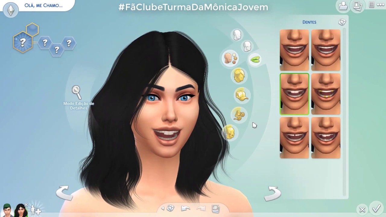 CREATE A SIM - The Sims 4 - Turma Da Mônica Jovem - YouTube
