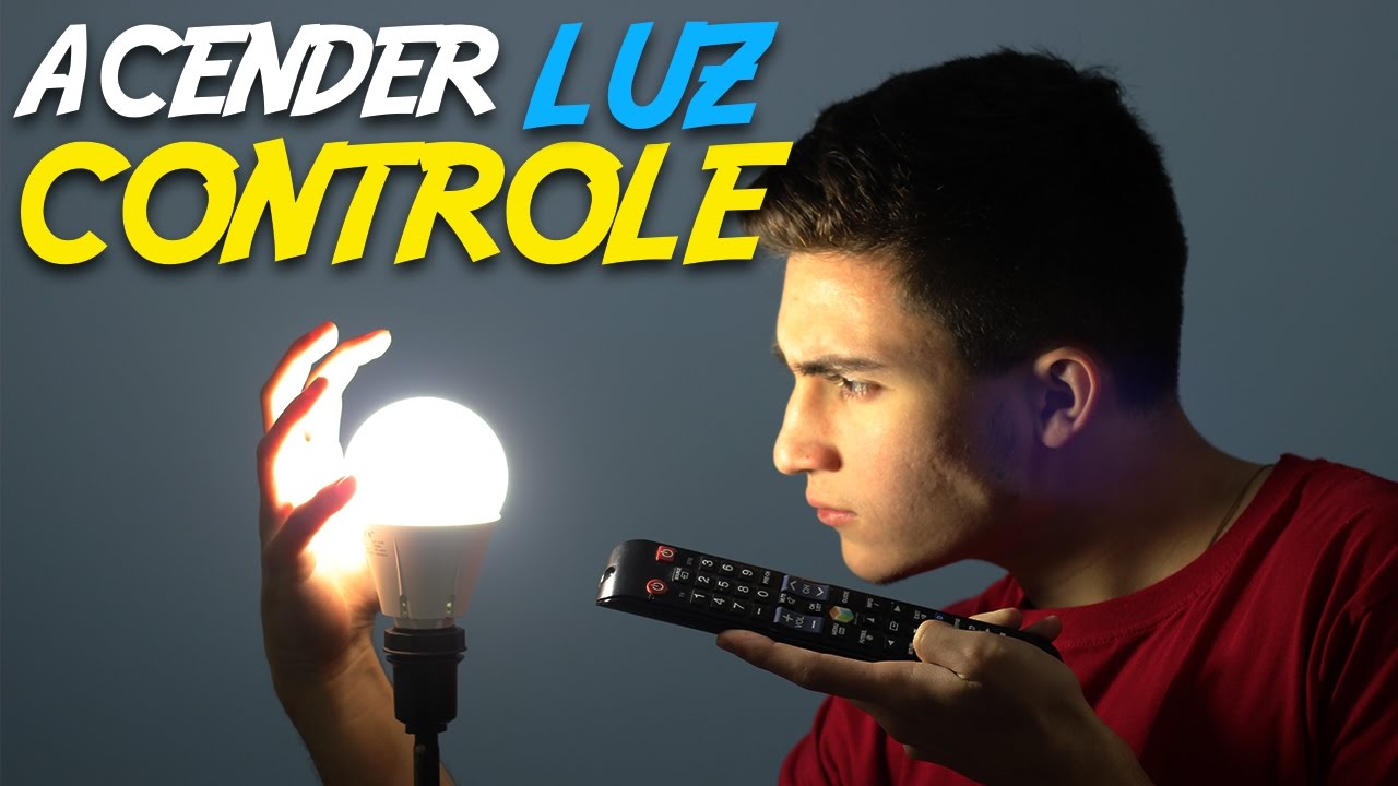 Como Acender a Luz do seu quarto com CONTROLE REMOTO - YouTube