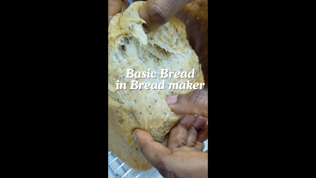 very soft bread using a bread maker - YouTube