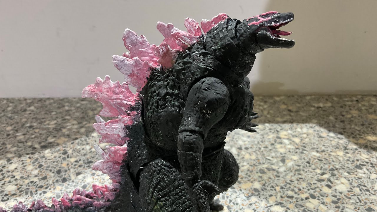 REVIEWING MY CUSTOM SH MONSTER ARTS GODZILLA EVOLVED - YouTube