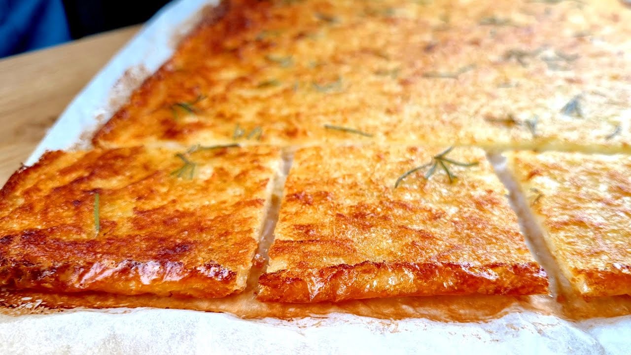 How to Make The Crispiest Potato Flatbread - YouTube