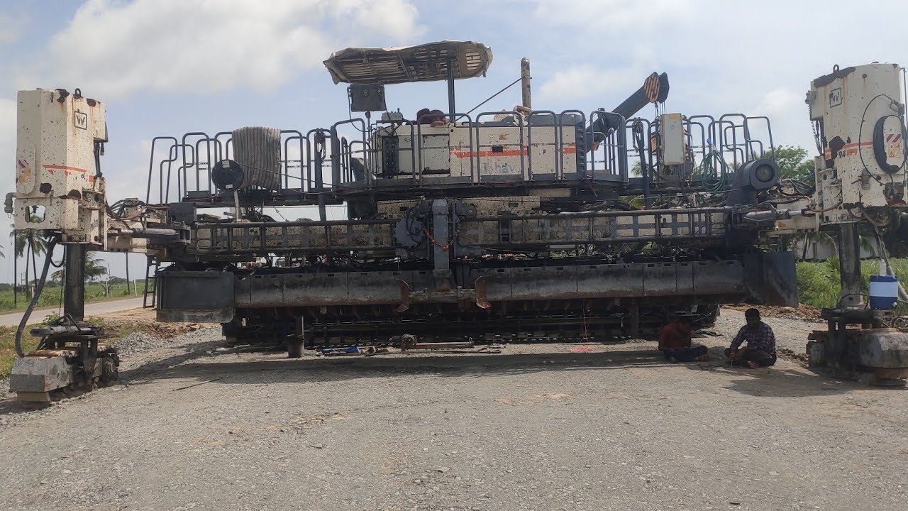 Wirtzen Sp 94 Paver By Operater By Anoop Sir||National Highway Nh 51 ...
