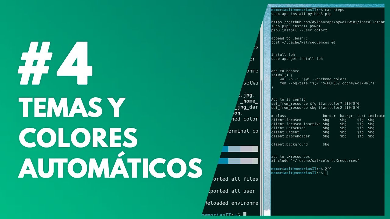 Personalización de Linux: Temas y colores automáticos (pywal + feh ...