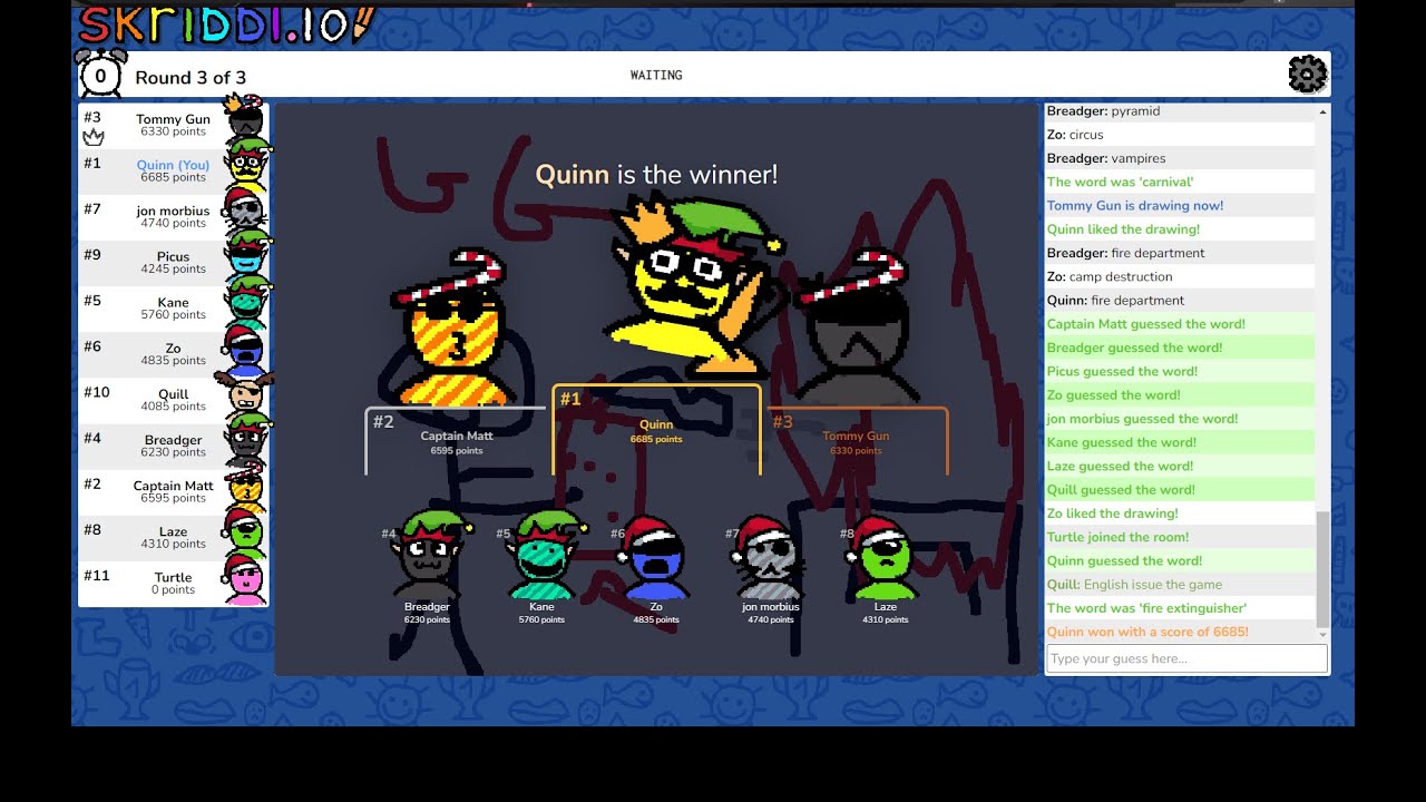 Skribbl.io with friends! - YouTube
