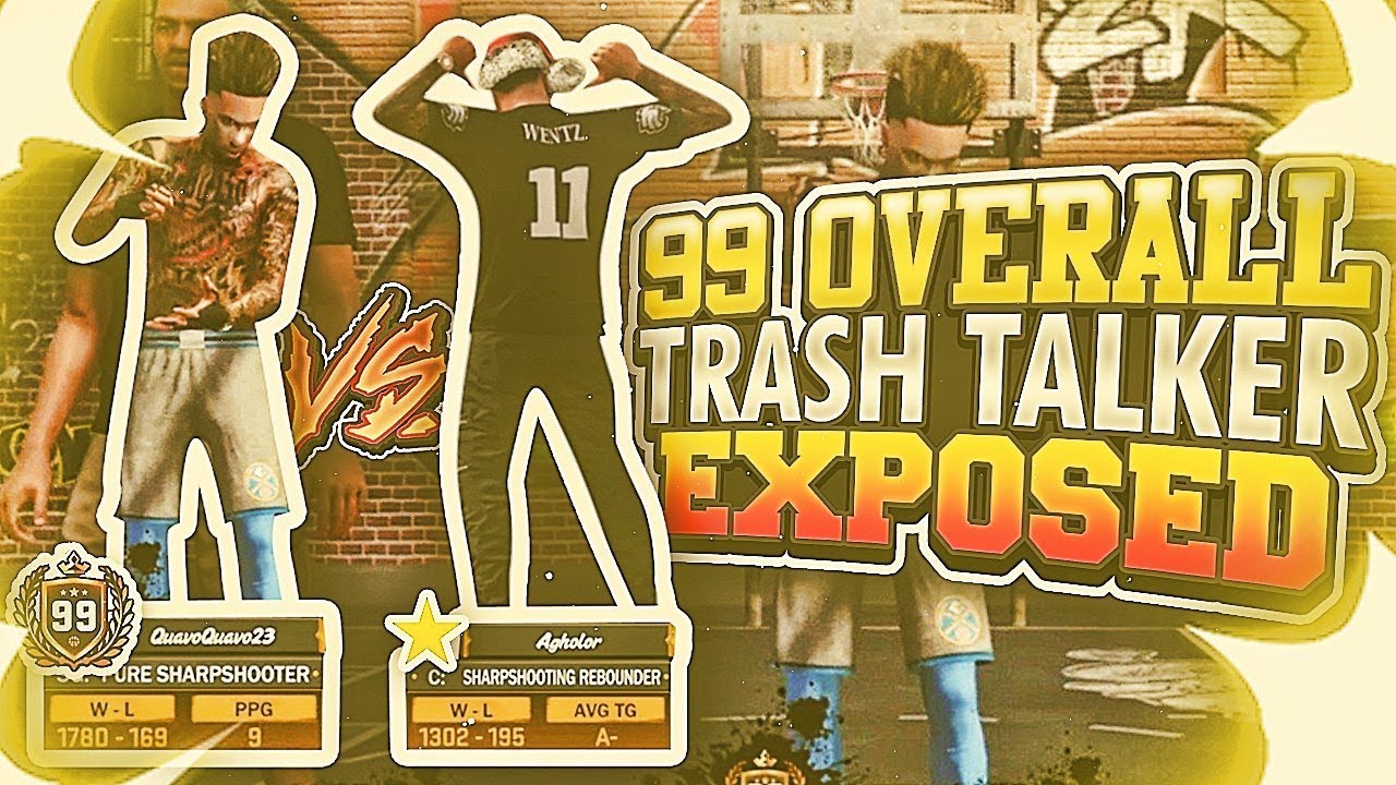 99 OVERALL TRASH TALKER EXPOSED 🔥 HE REALLY TALKED THIS MUCH 😂 VIP VS ...