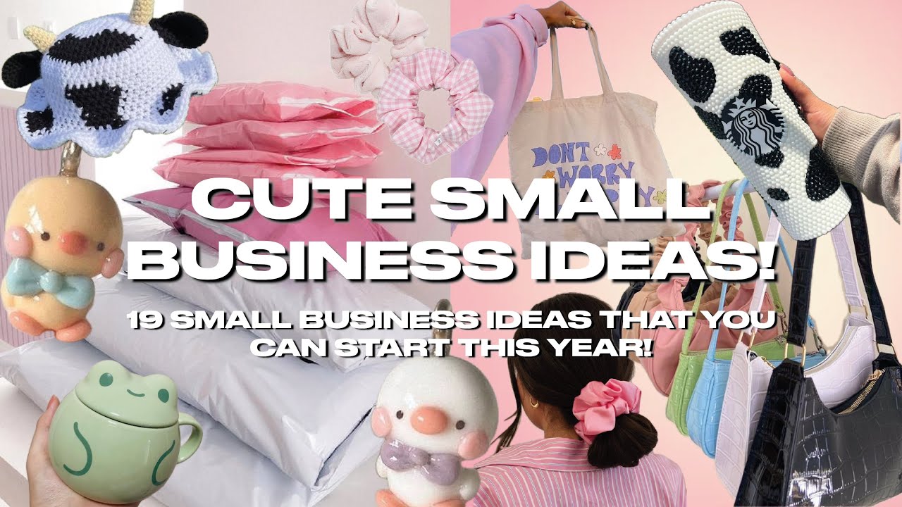 15+ CUTE Small Business Ideas!.. 📦💕| MyGlowingEra - YouTube