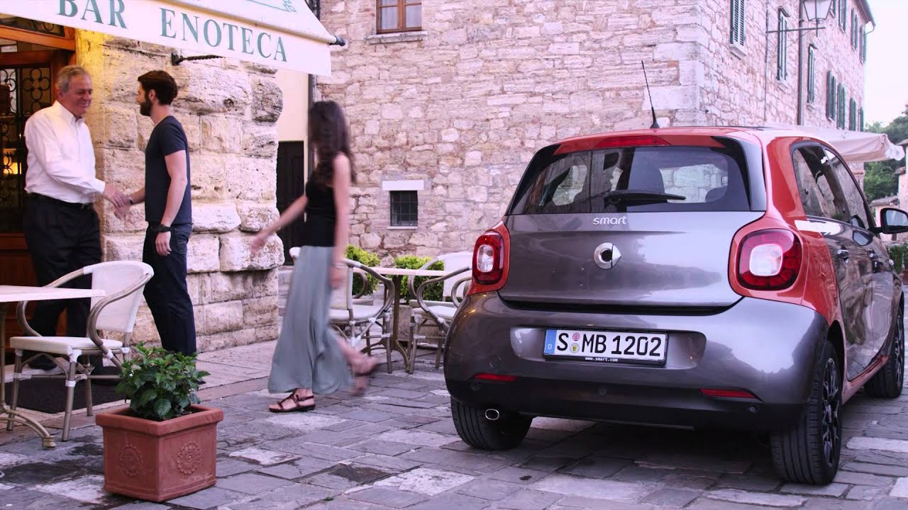 2015 Smart ForFour in grey/oraange livery: Driving & beauty footage ...