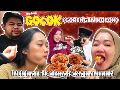 NYOBAIN GOCOK GORENGAN KOCOK BY ATTA & AUREL !! JAJANAN PREMIUM INI SIHH