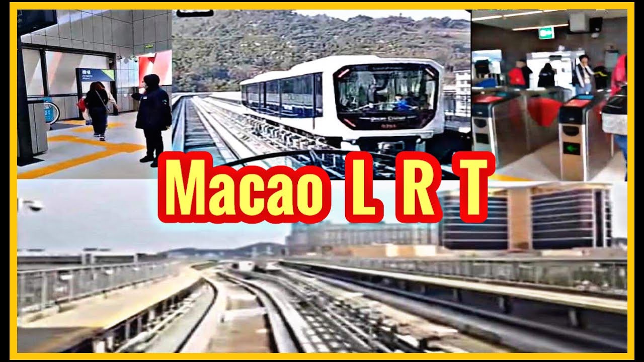 Macao LRT | Macau Tour - YouTube