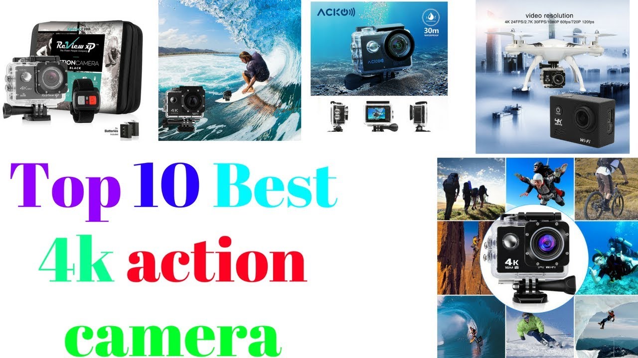 Top 10 Best 4k action camera - YouTube