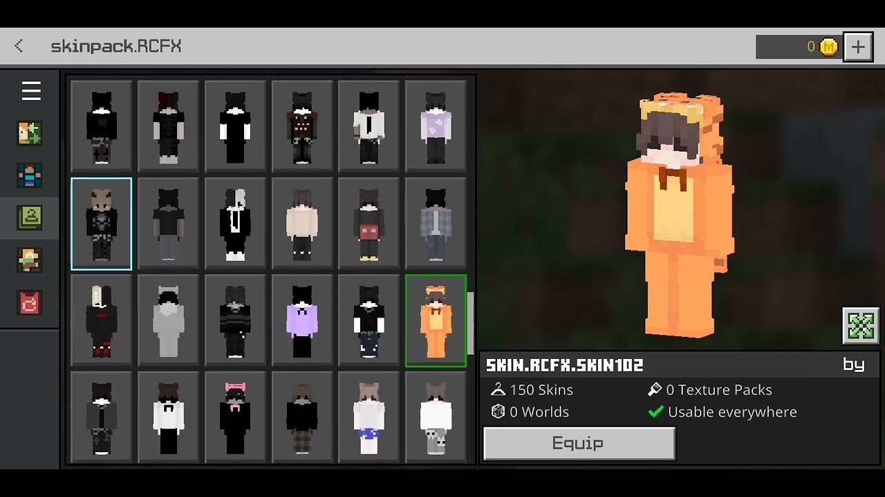 150 Boys Skin Packs With Capes 1.19.41 by @RCFX0333 - YouTube