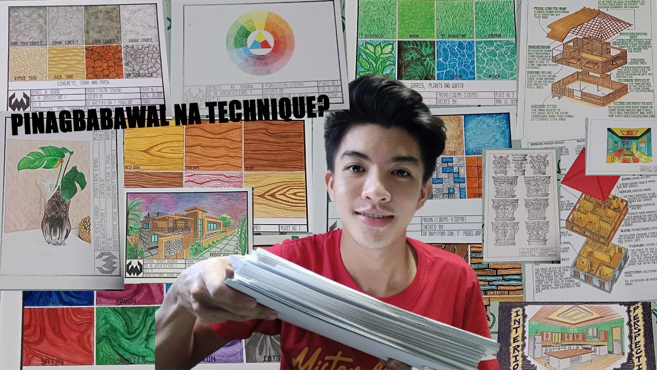 SHARING MY FIRST YEAR ARCHITECTURE PLATES| ARKI VLOG NO.1 - YouTube
