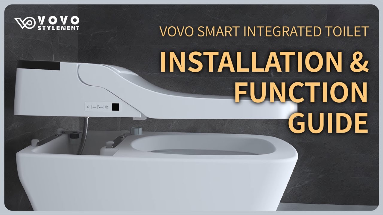 [VOVO STYLEMENT]Integrated Smart Toilet Functions and Installation_TCB-090SA - YouTube