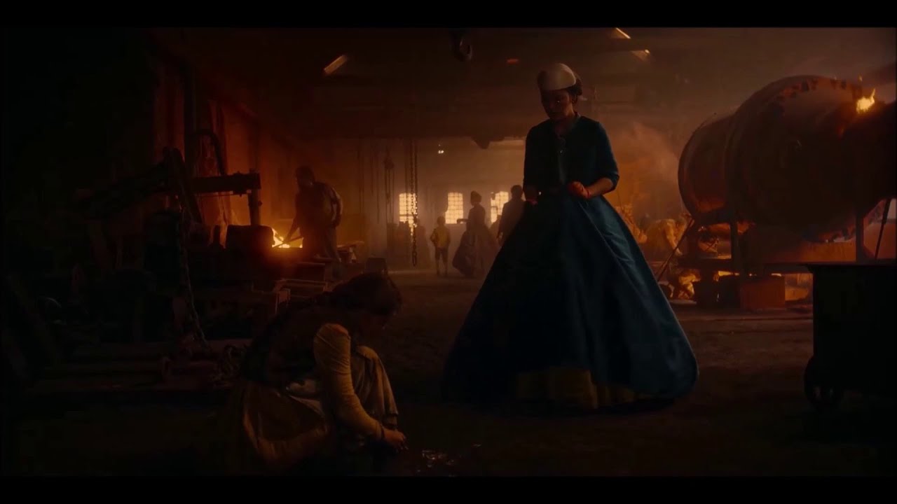 Devrim Lingnau in a blue dress with yellow petticoats - The Empress ...