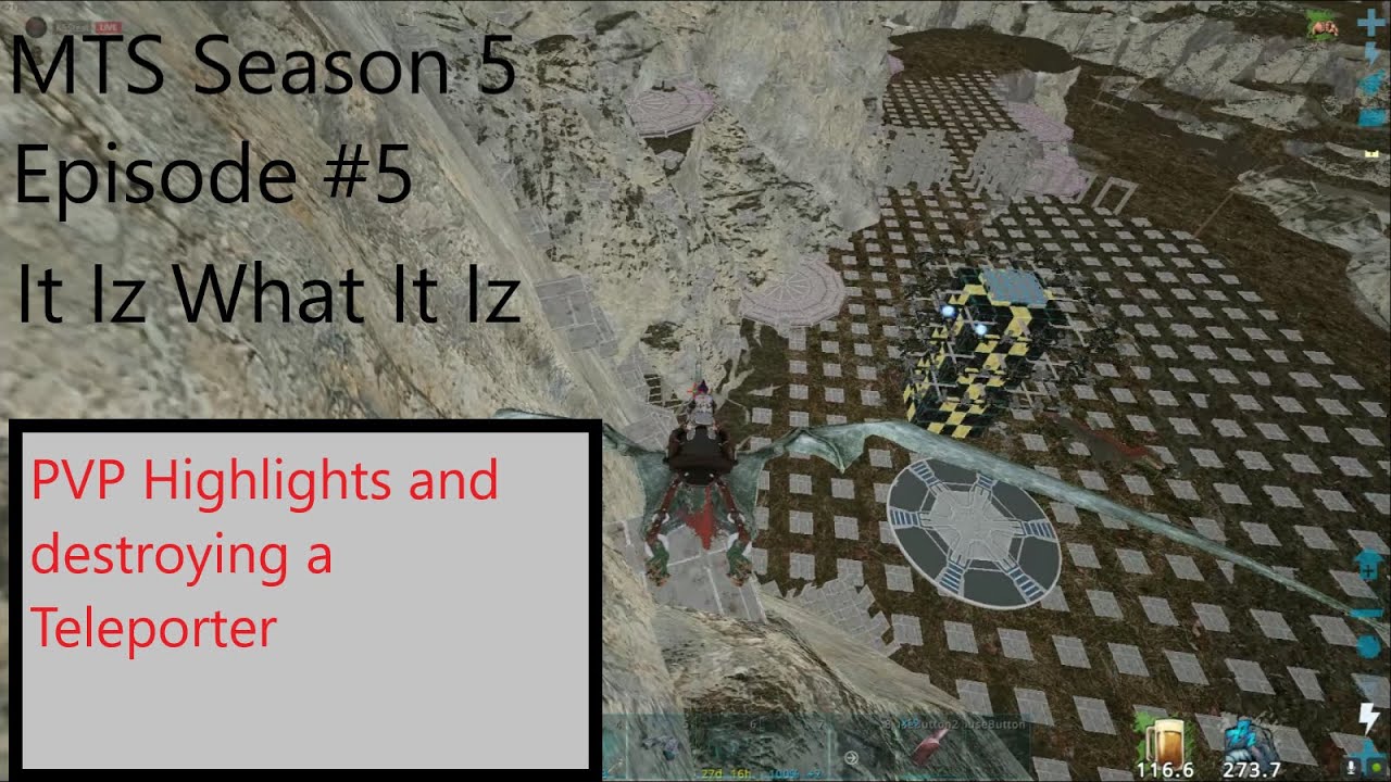 MTS Season 5 - Episode #5 - Tek Rifle enemy Tek-Teleporter - PVP ...