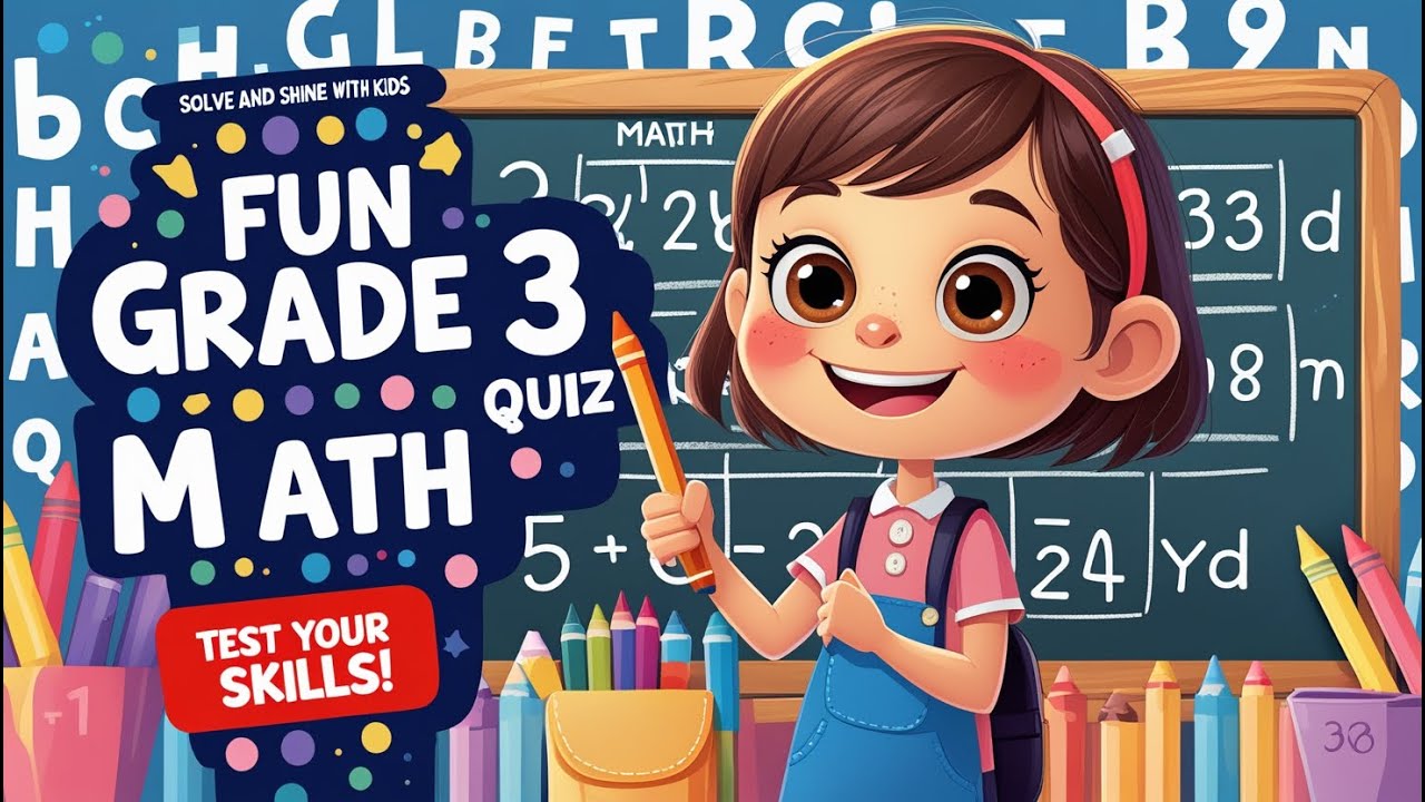 Fun 3rd Grade Math Quiz—Test Your Skills!(Set 1) - YouTube