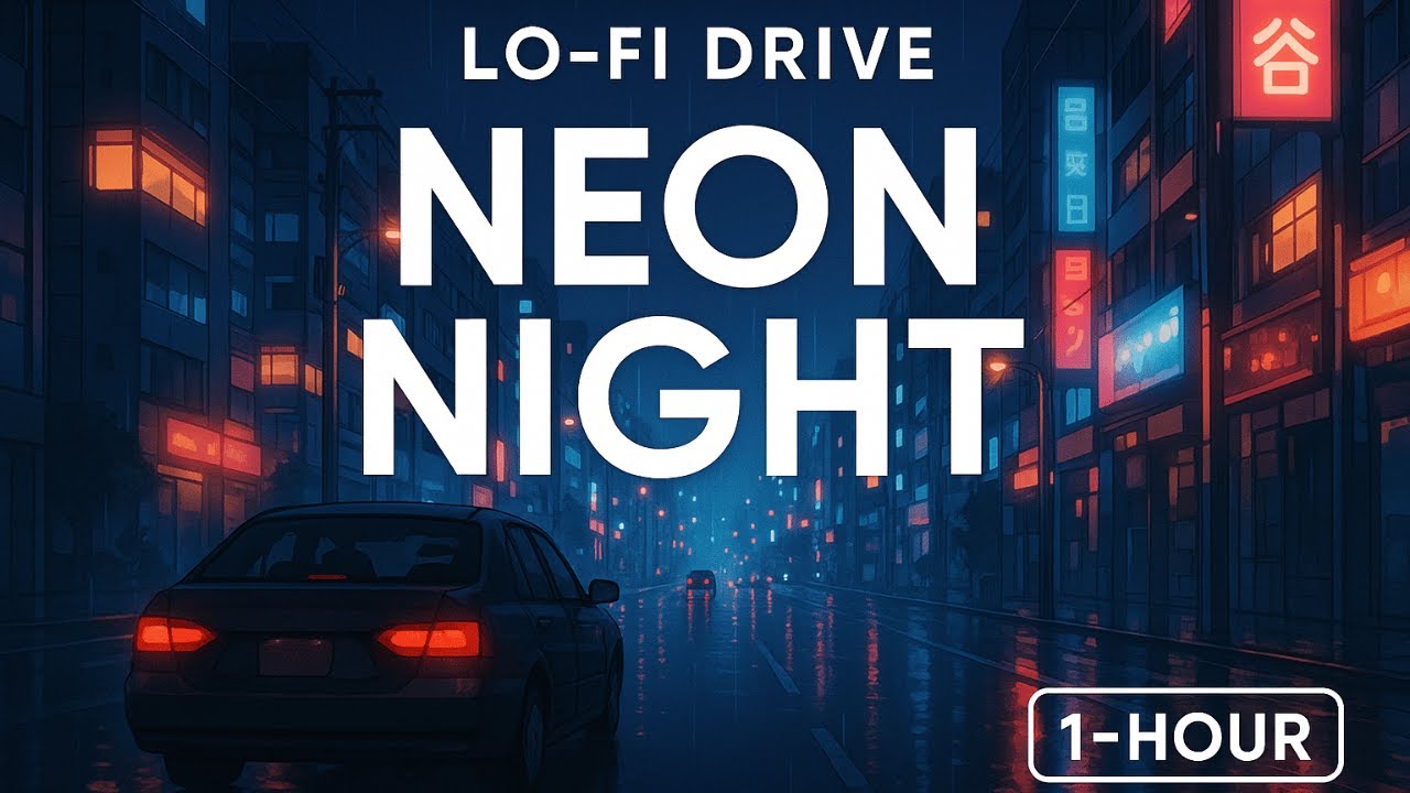 Lo-Fi Drive — Neon Night | J-Rock Synthwave Boost [1-Hour] - YouTube