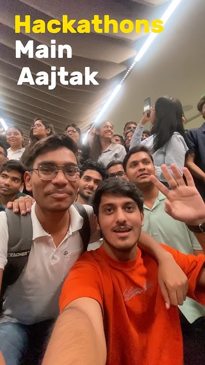 First hackathon kaise jeetenge? 🏆💻 #hackathon #hackathons #btech #coding #minivlog #techvlog ...