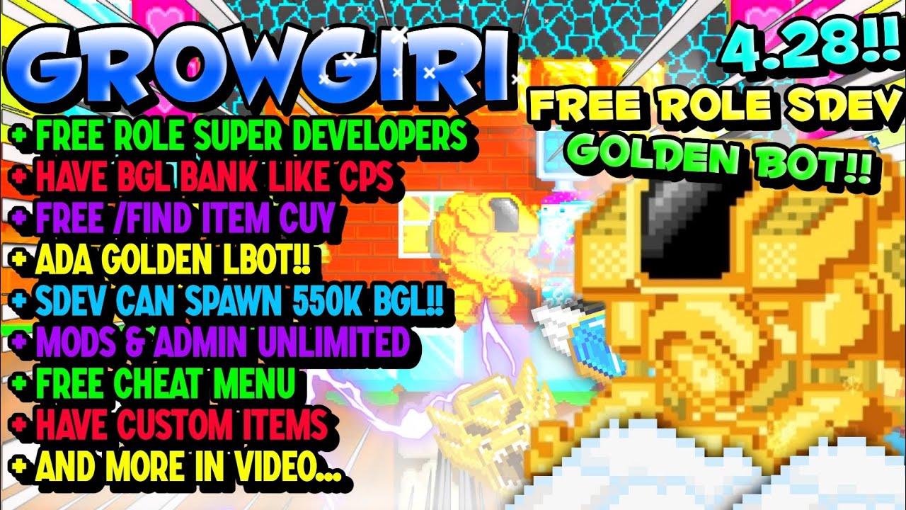 FREE ROLE SDEV ADA GOLDEN BOT NEW GROWTOPIA PRIVATE SERVER free-role-sdev-ada-golden-bot-new-growtopia-private-server