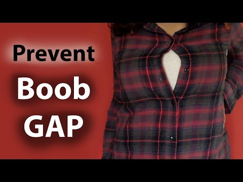 How to Prevent a Button-Up Shirt from GAPING at the Chest | \