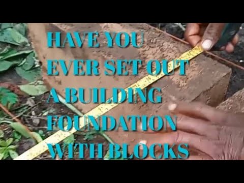 How to Set Out a House Foundation With Blocks: Easy DIY Guide. # ...