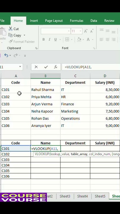 Vlookup Function For Multiple Entries | Vlookup With Multiple Columns in Excel - YouTube