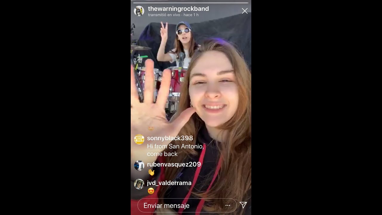 The Warning Live instagram #6 - YouTube