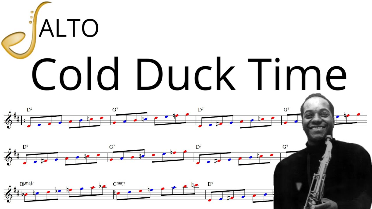 Cold Duck Time - Alto Saxophone Backing Track - YouTube