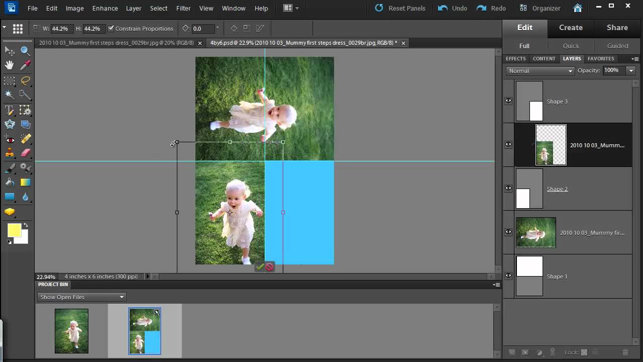 Print Multiple Photos On A 4x6 In Photoshop Elements YouTube