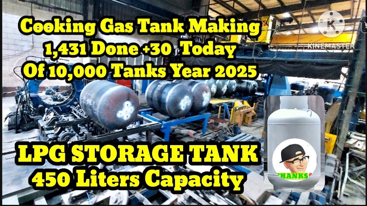 Cooking Gas Tank Making Year 2025 - 1,431 done yesterday +30 tanks ...