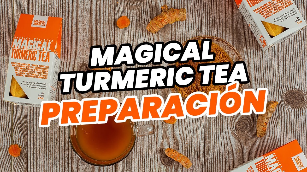 COMO PREPARAR MAGICO TE DE CURCUMA| MAGICAL TURMERIC TEA | SUPER FACIL ...
