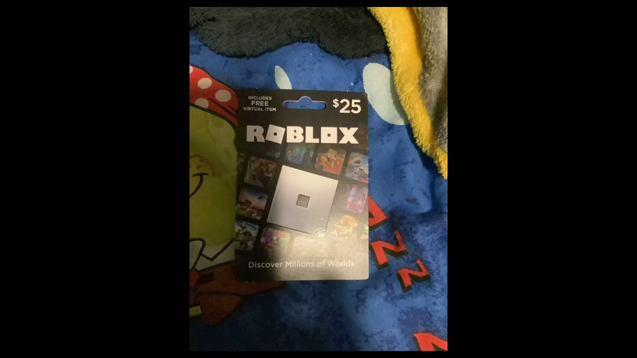 I GOT ROBUX ATER I GOT ROBLOX GIFT CARD - YouTube