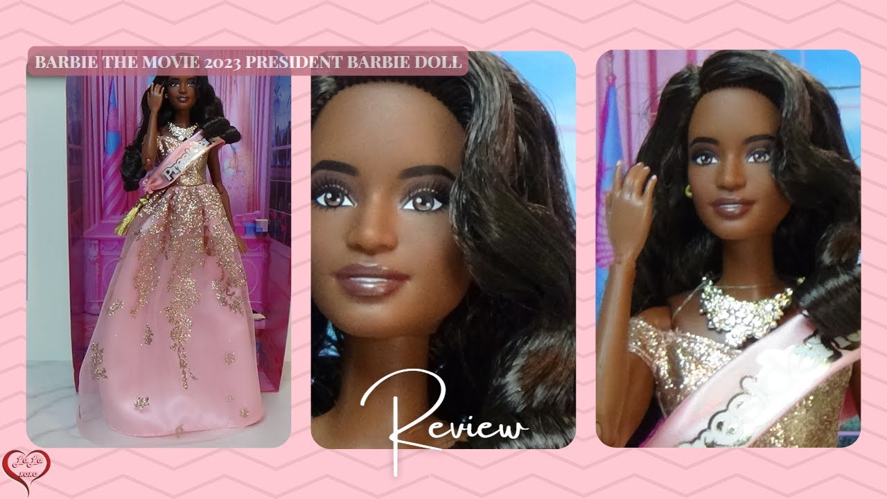 Barbie the Movie 2023 President Barbie Doll HPK05 Review - YouTube