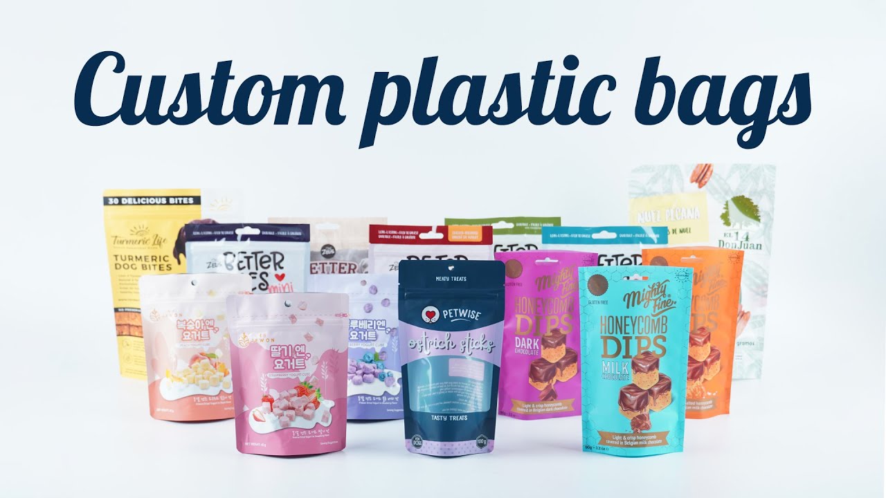 Custom Plastic Bags For Snack Food - YouTube
