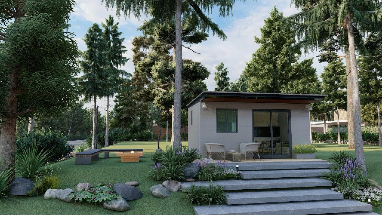 Beautiful Tiny House - 3x5m Simple life for simple things - YouTube