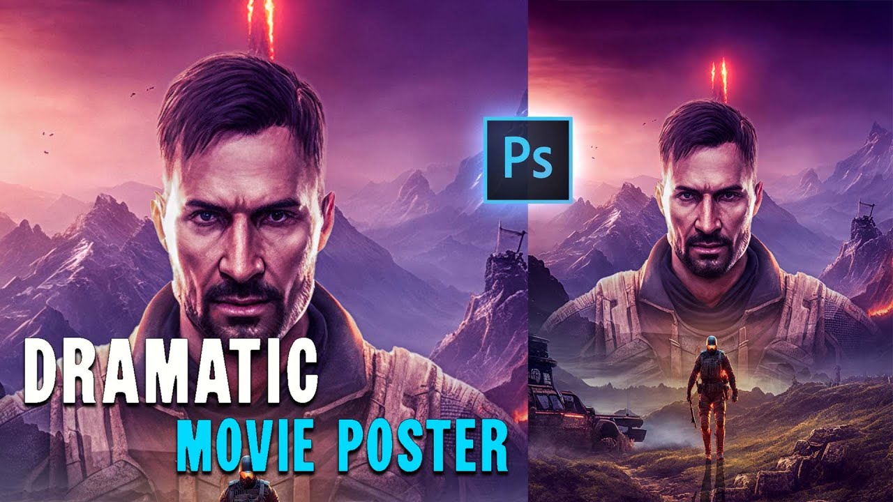 Crafting Cinematic Magic: Create a Dramatic Movie Poster Tutorial in ...