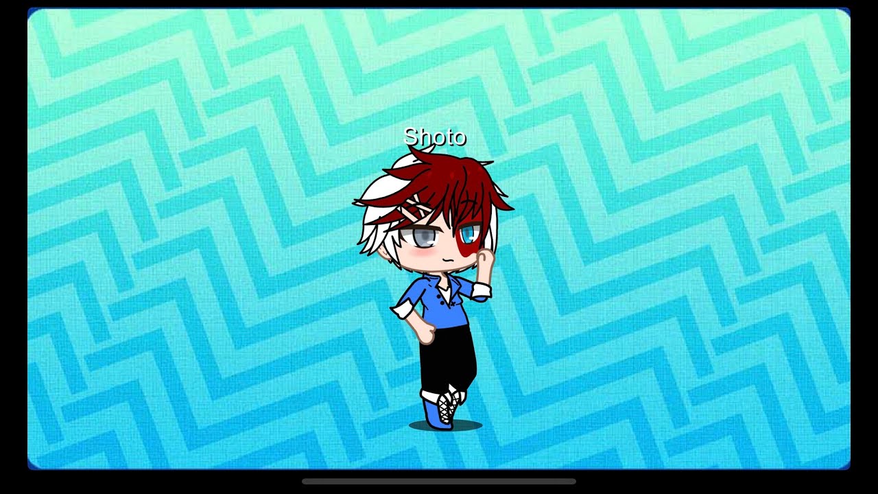 How to make Shoto in gacha club/MHA ️ - YouTube