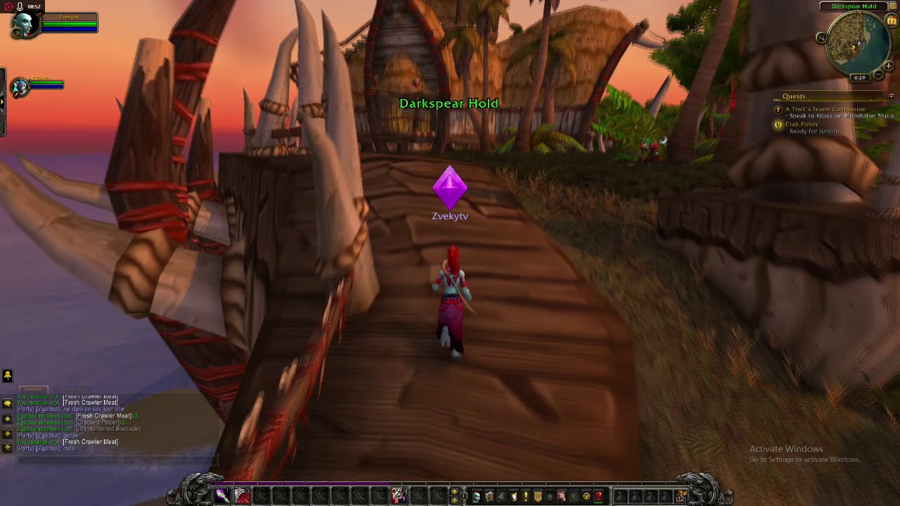 World of Warcraft Legion - Troll Warlock Gameplay Walkthrough Part 1 ...