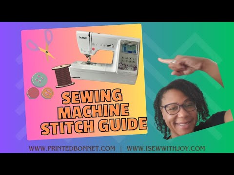 Sewing Machine Stitch Guide | From Basic to Fancy - YouTube