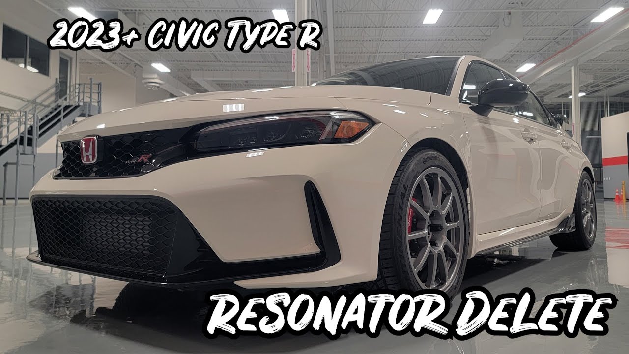 2023+ Honda Civic Type R FL5 Sport Touring Resonator Delete - YouTube