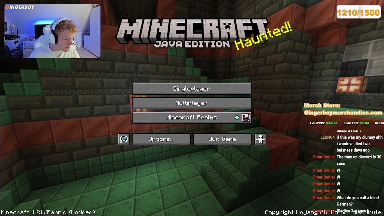 Gingerboy the Minecraft (Java) Noob Chill stream - YouTube