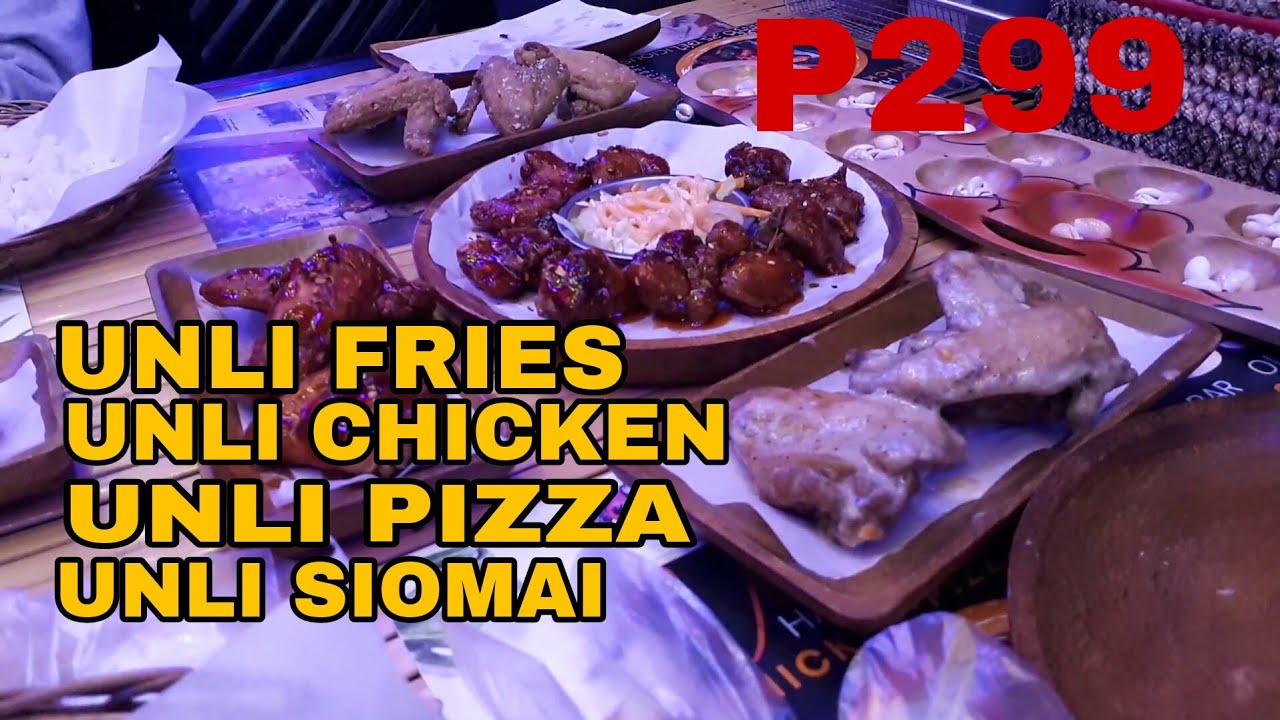 Unli Chicken, Pizza, Siomai and Fries at Haeng Aus Korean Resto Bar ...