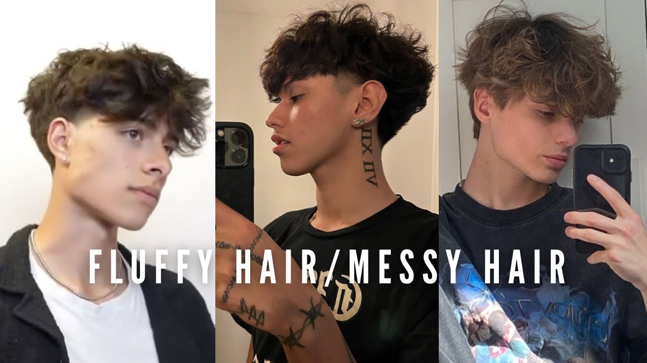 LAS 3 MEJORES MANERAS DE PEINARSE ESTILO FLUFFY/MESSY | MarceloSarango ...