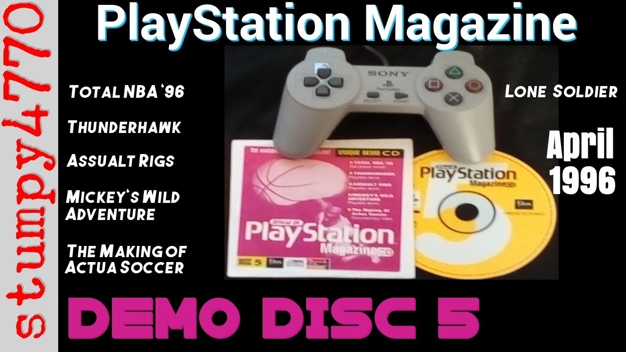 Official PlayStation Magazine: Demo Disc 5. April 1996. - YouTube