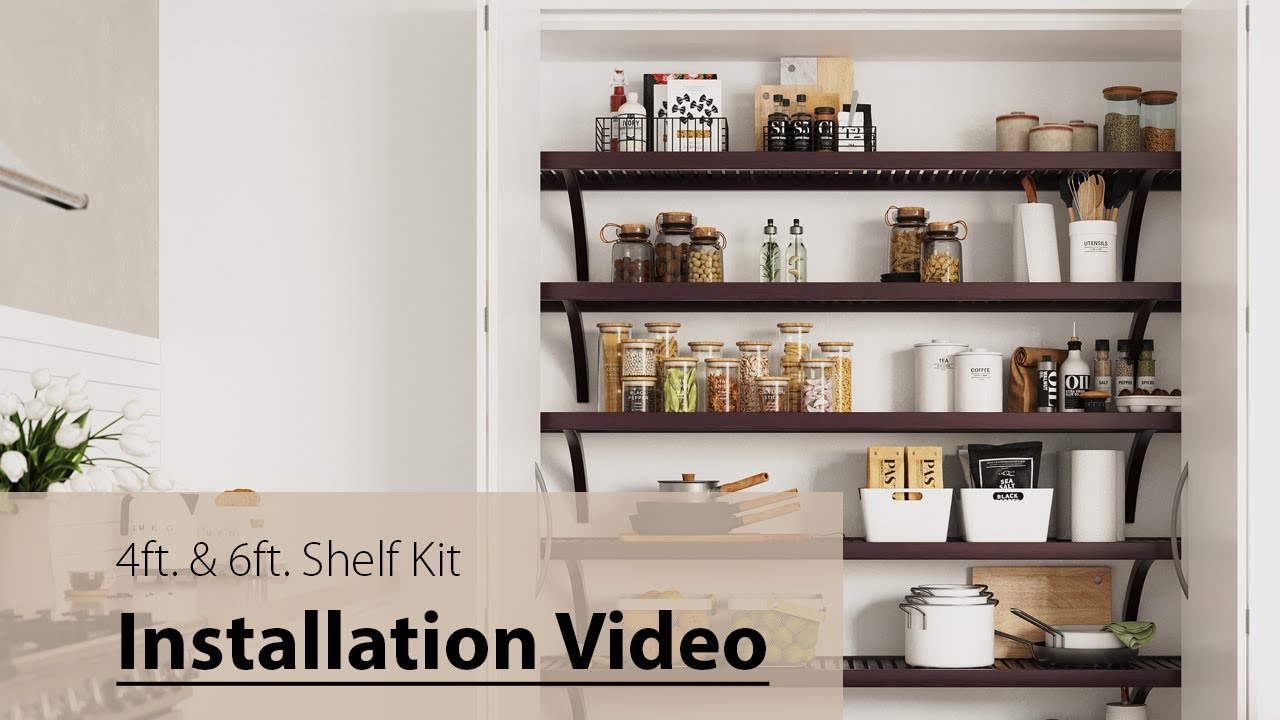 4ft. & 6ft. Shelf Installation - YouTube