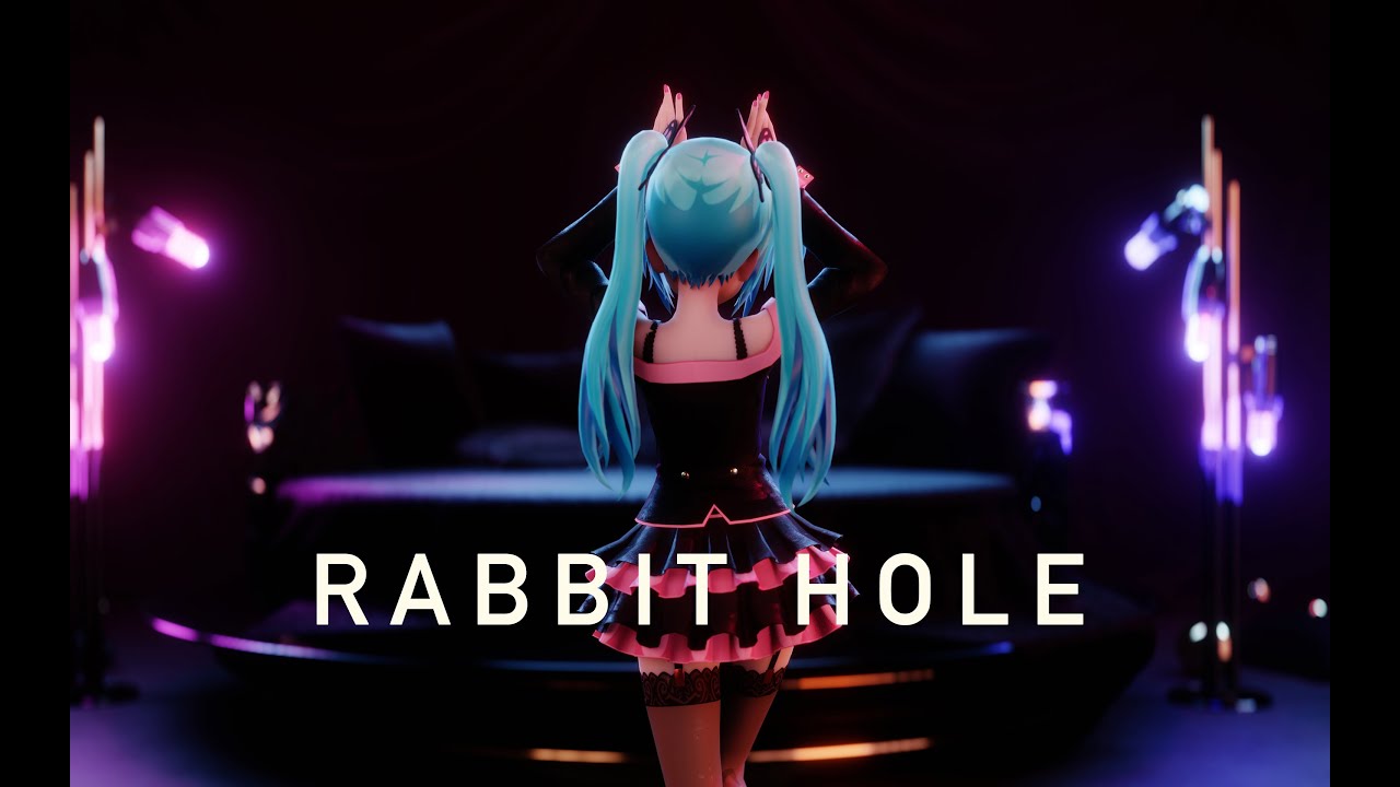 【miku MMD】⭐Rabbit Hole⭐- miku酱的兔子洞 - YouTube