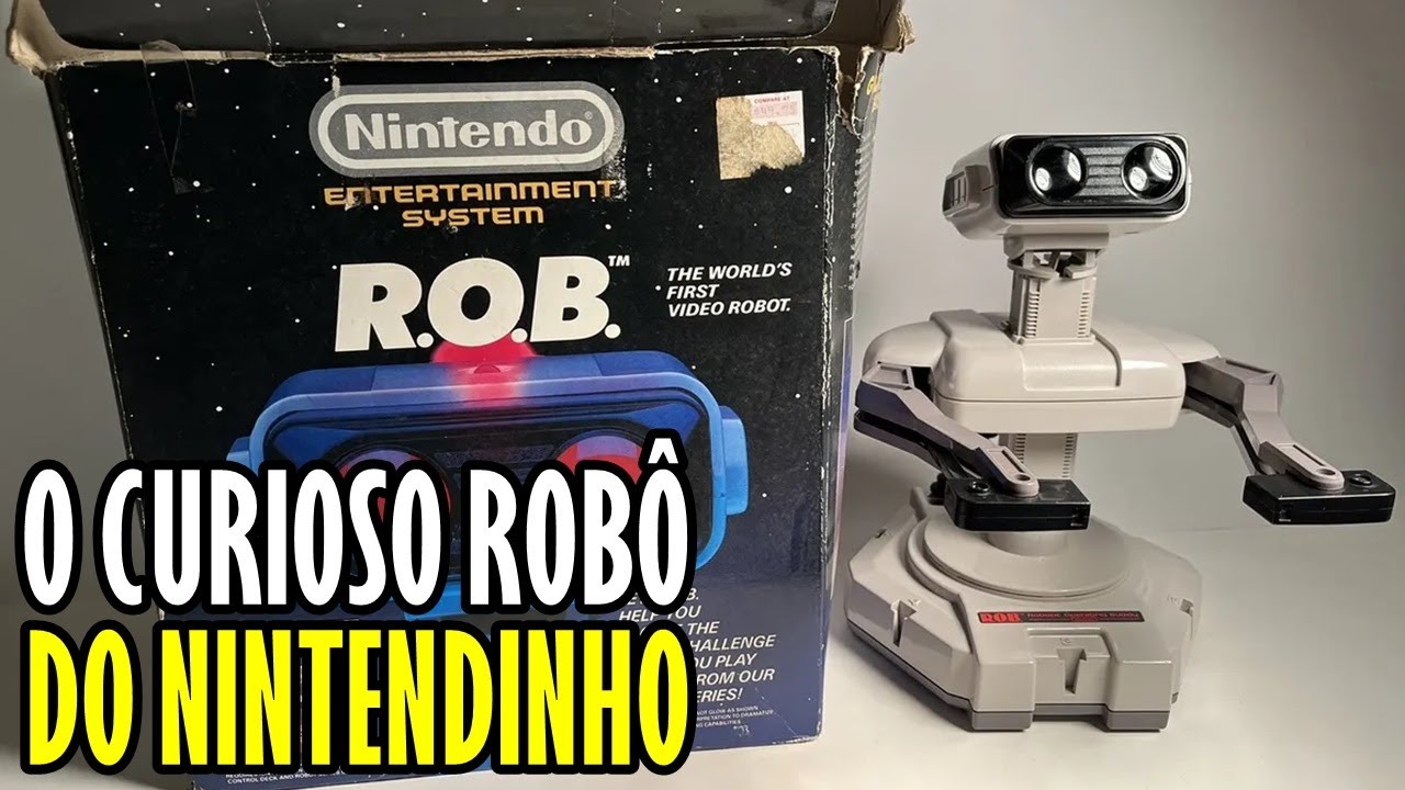 UM DOS ITENS MAIS RAROS da NINTENDO (Robô R.O.B) - YouTube