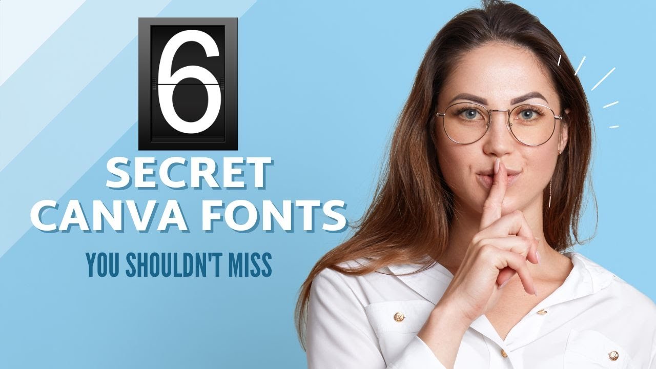 6 secret canva fonts you should not miss in 2024 | tutorial by DLC ...